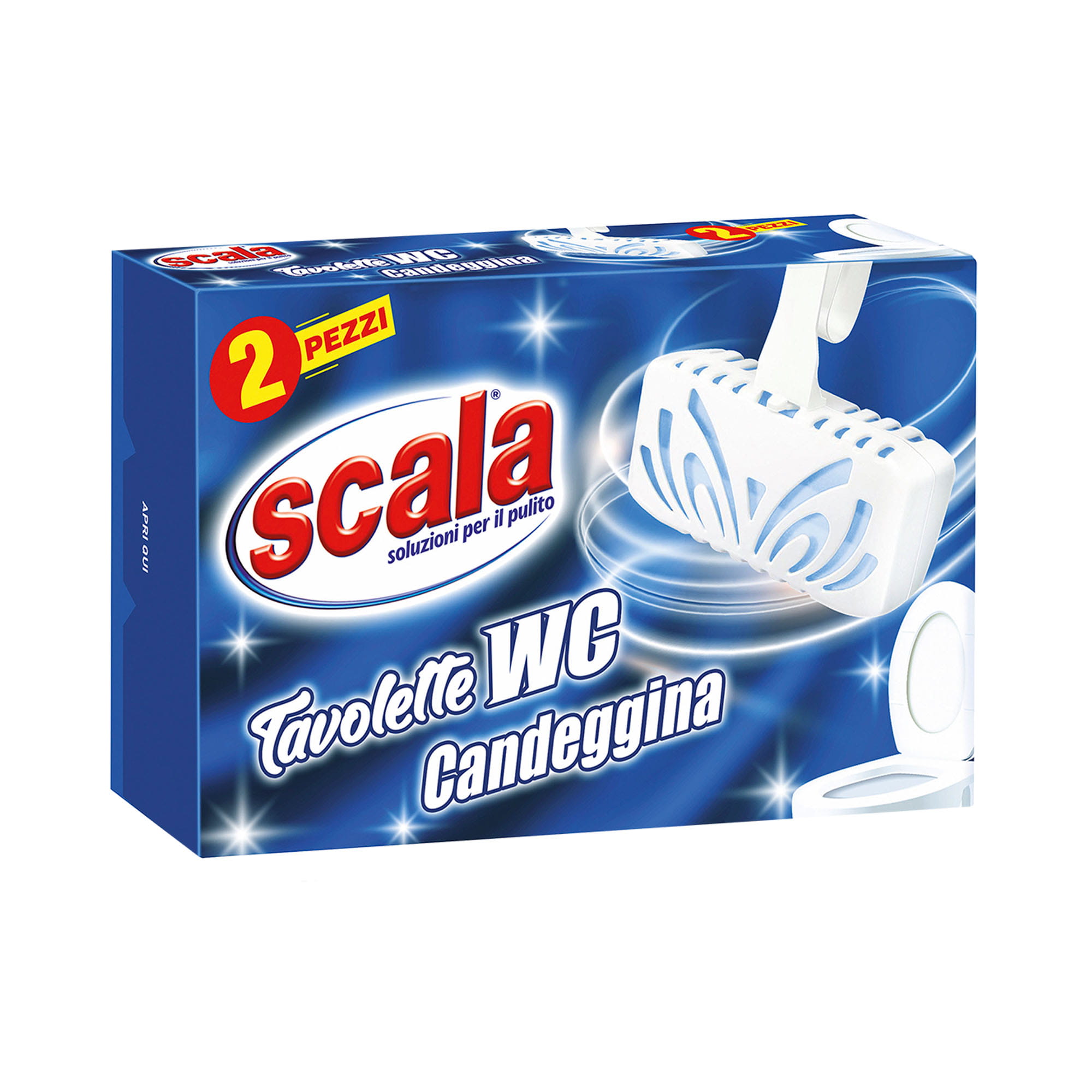 Scala Tavolette WC Candeggina - kostki do wc z wybielaczem (2 szt ...